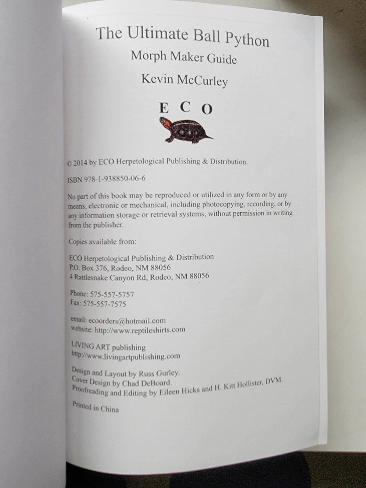 The Ultimate Ball Python: Morph Maker Guide by Kevin McCurley | eBay