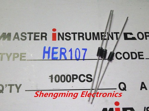 1000pcs HER107 1A 800V diode DO-41 #WD10 | eBay