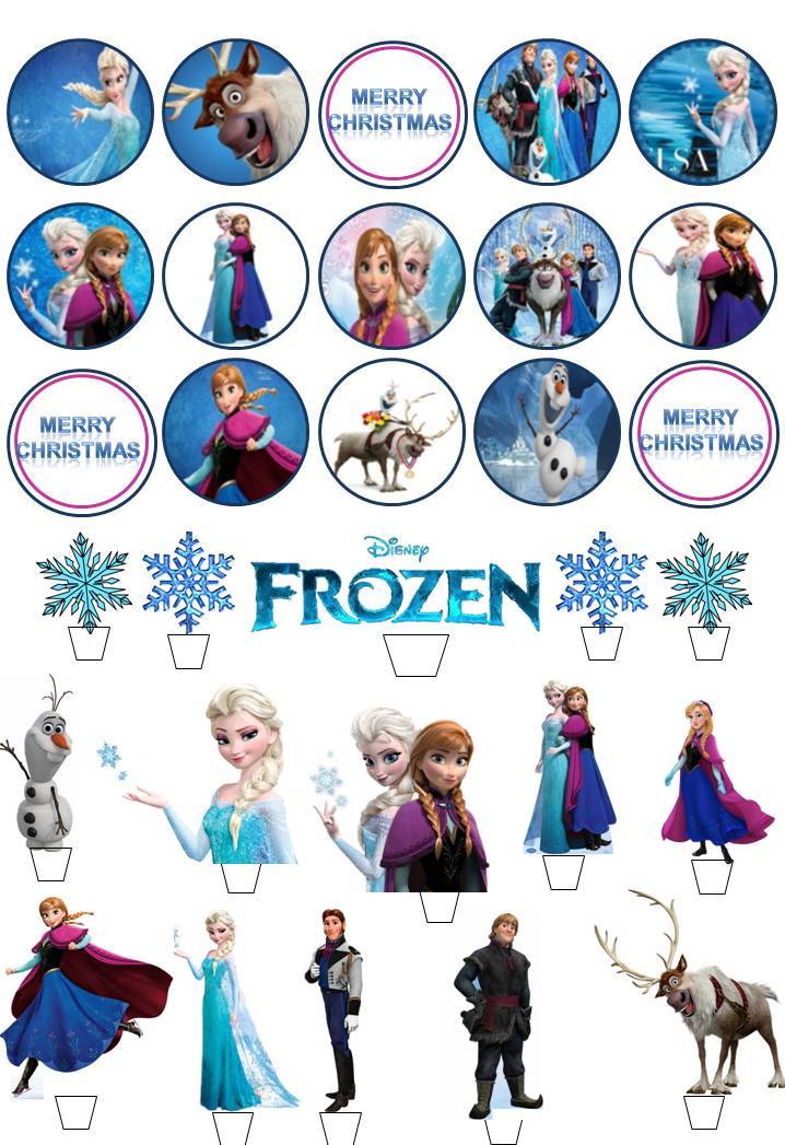 Anna Cake Topper Printable