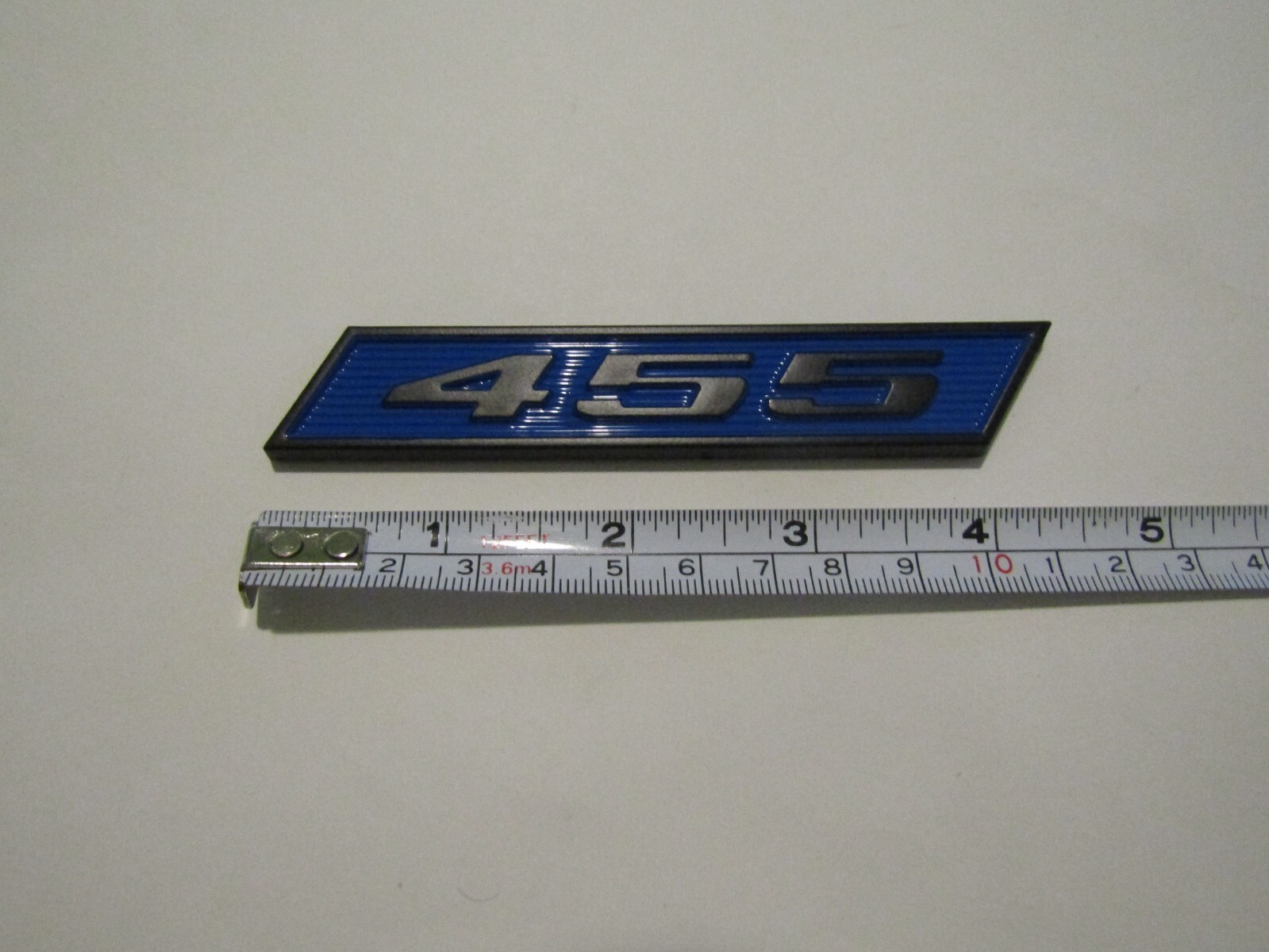 455 ENGINE SIZE HOOD SCOOP FENDER BODY EMBLEMS 3PC FITS BUICK PONTIAC ...