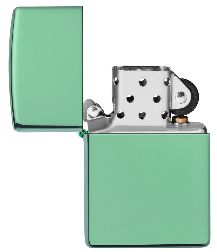 Zippo Classic High Polish Green Windproof Pocket Lighter, 28129 | eBay