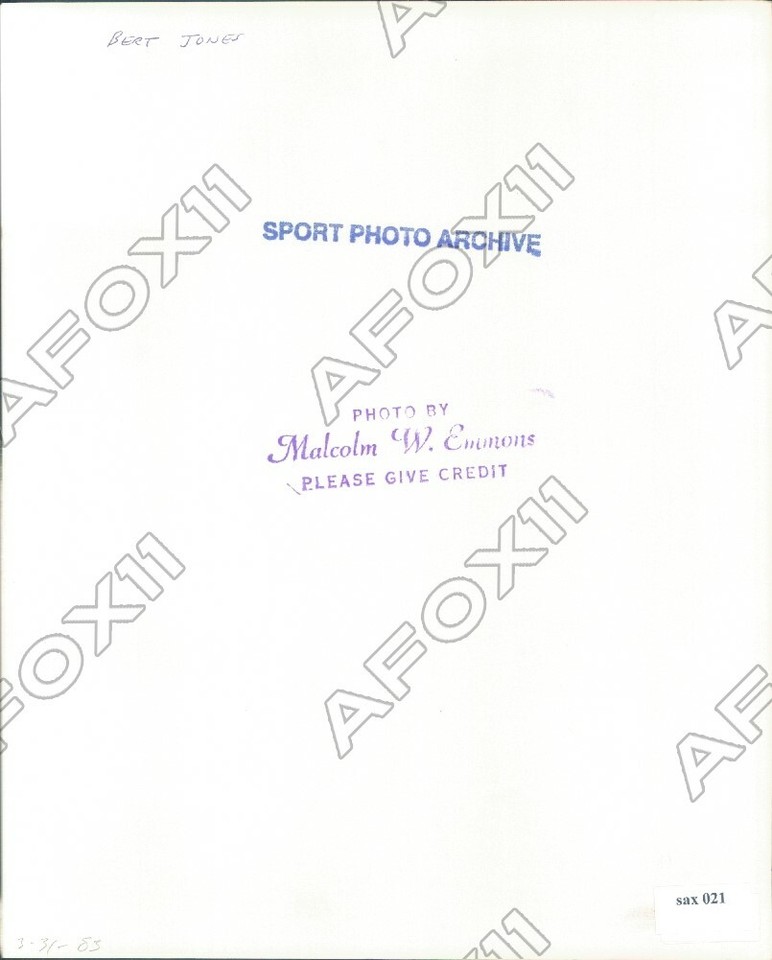 1983 Baltimore Colts Football Player Quarterback Bert Jones in 1975 ...