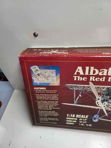 MODEL AIRWAYS ALBATROS D Va - 1917- 1/16TH SCALE - THE RED BARON'S ...