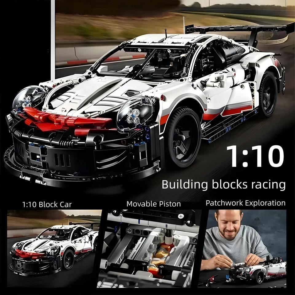 (42096) NEW MOC Technic Porsche 911 RSR Building Blocks Complete Set | eBay
