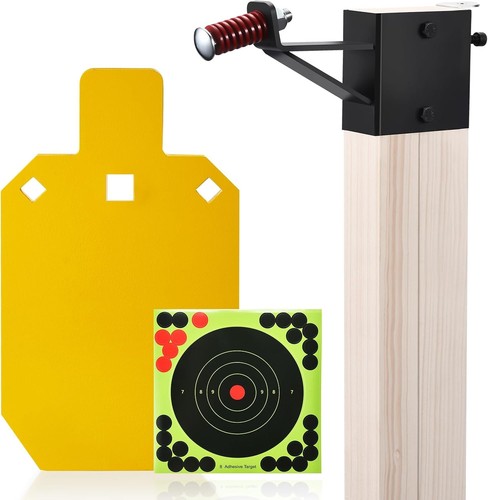 Steel Targets for Shooting with T-Post Target Hanger 1/2 Inch Thick ...