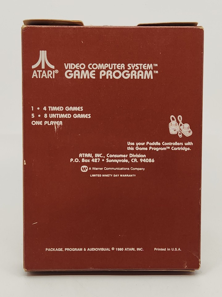 Atari 2600 Boxed Video Game - Night Driver - CIB Complete Working | eBay