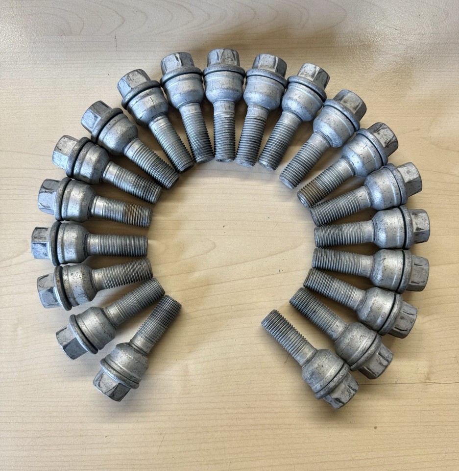 VW Transporter T5 T6 Genuine 19mm Steel & Alloy Wheel Bolts Studs X20 ...