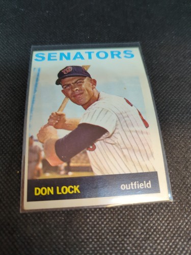 1964 Topps Baseball #114 Don Lock Washington Senators | eBay