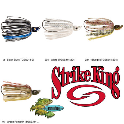 Strike King Jig Swim Swinging 1/4oz (TGSSJ14) Any 4 Color Tour Grade ...