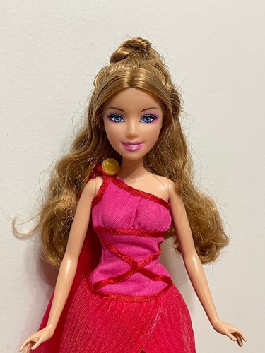 2008 Barbie Diamond Castle Princess Muse Doll Melody Blonde In Red Pink ...