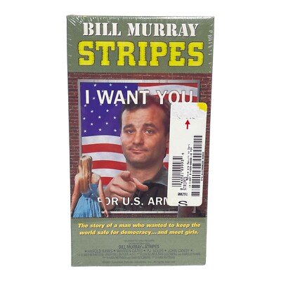 Stripes bill Murray sealed VHS video tape vintage video tape ...