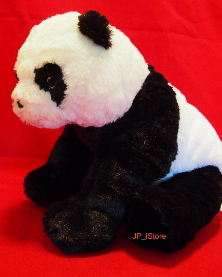 IKEA Panda Bear Stuffed Animal Children Kids Soft Toy Black White ...