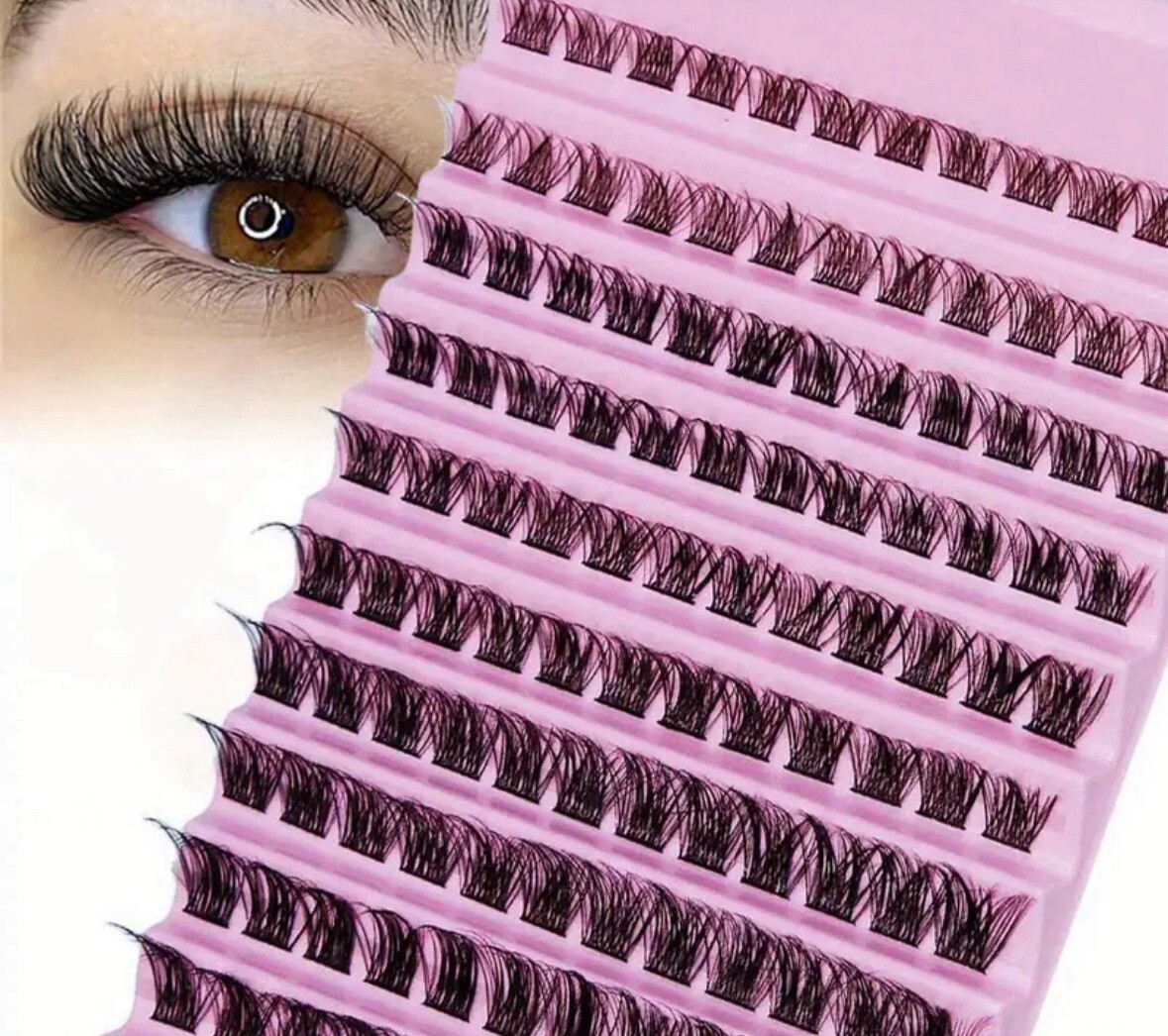 Lash Clusters 120pcs FluffyCluster Lashes 8-16mm Wispy Individual ...
