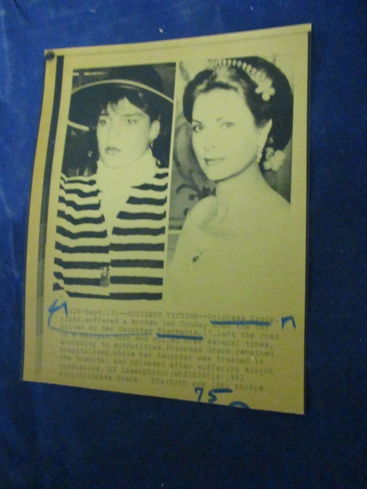 Princess Grace Car Accident Photos