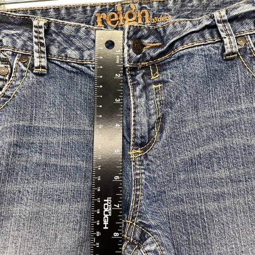 Reign by Deb Women Blue Jeans low rise meduiem was size 13 | eBay