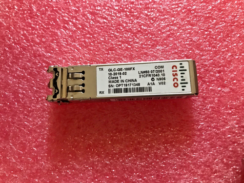 Genuine Cisco GLC-GE-100FX 10-2019-02 100Base-FX SFP GBIC Transceiver ...