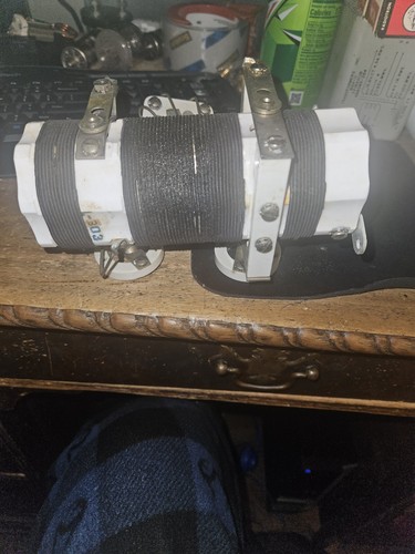 Rare Very Nice Vintage Large Ceramic Variable Inductor Coil Ham Radio ...