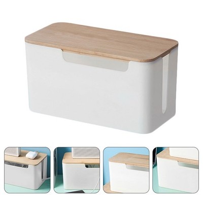 Electric Cord Organizers Charging Storage Box Electrical Desk Wire ...