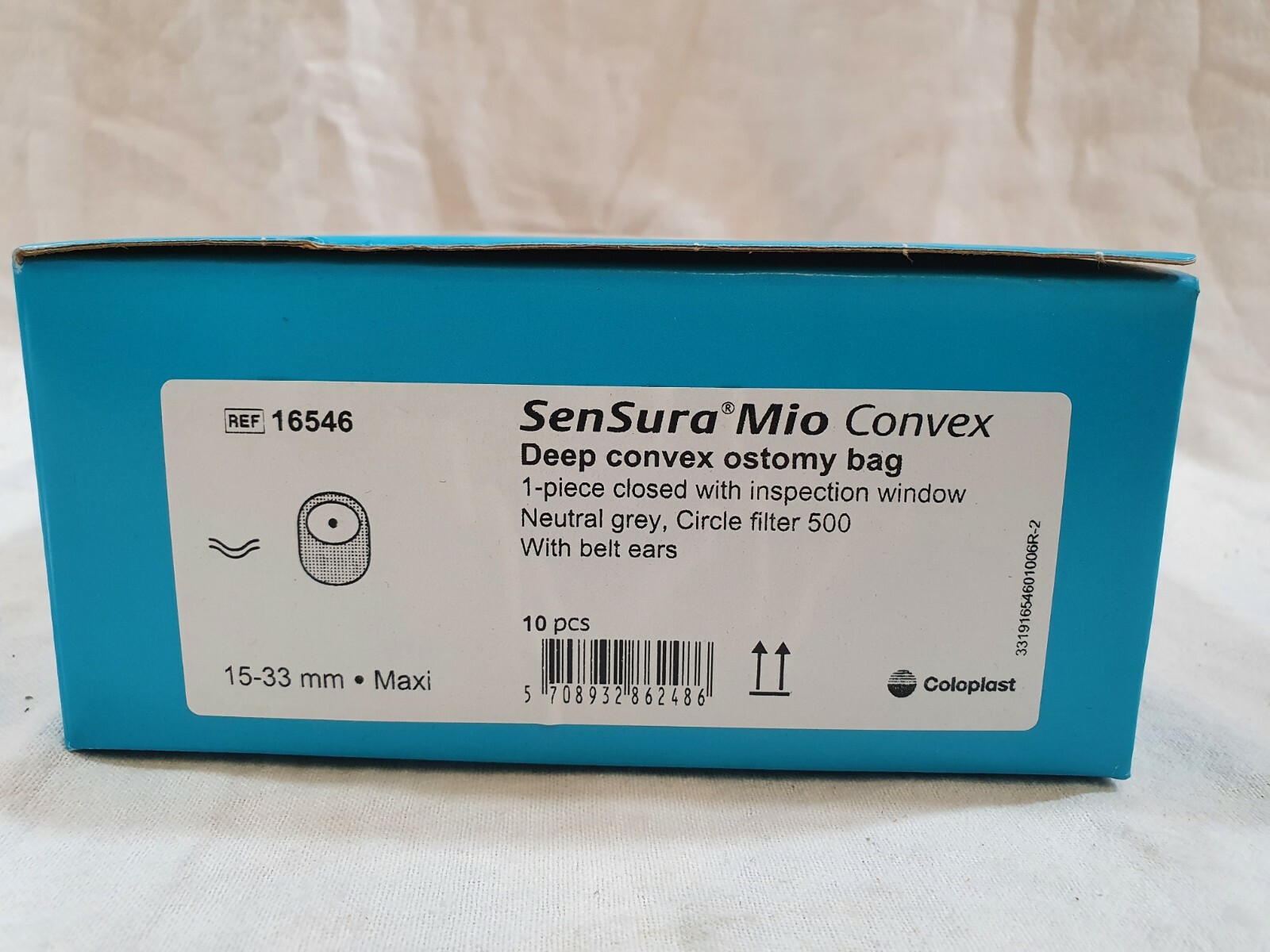 Coloplast SenSura Mio Deep Convex Ostomy Bag 16645 X10 for sale online ...