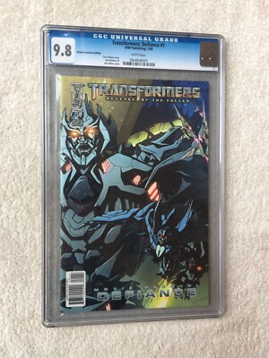 Transformers: Defiance #1 IDW Jan 2009 CGC 9.8 White Pgs retailer ...