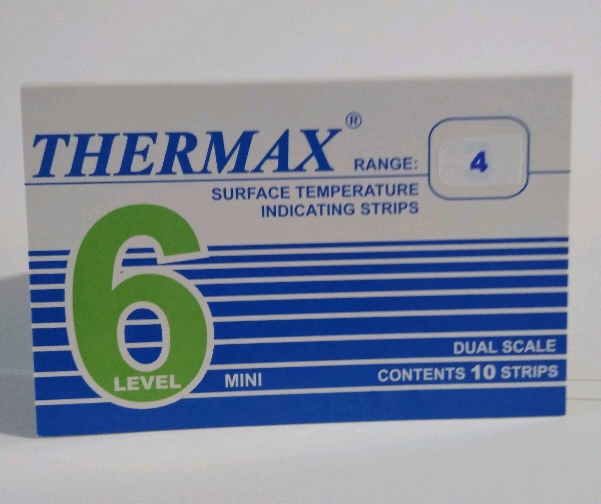 THERMAX Temperature Level 6 Mini Range 4 Dual Scale 10 Strips | eBay