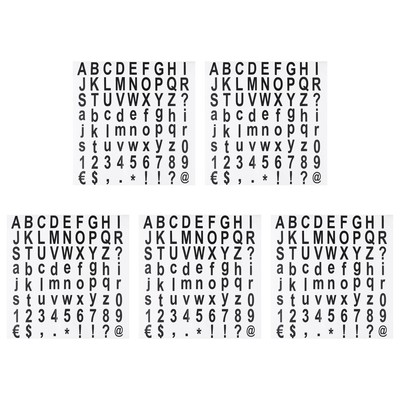 Tape Dispenser Alphanumeric Stickers Smooth Surface Alphabet Office | eBay