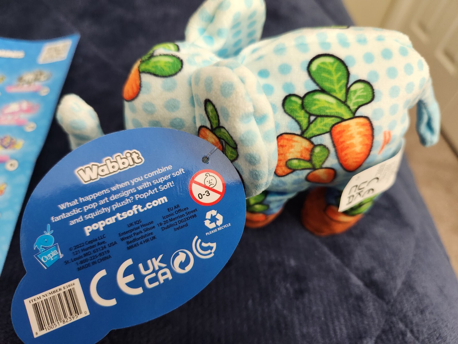 Pop Art Soft WABBIT Carrots Bunny Garden Cats VS Pickles 6" Plush ...