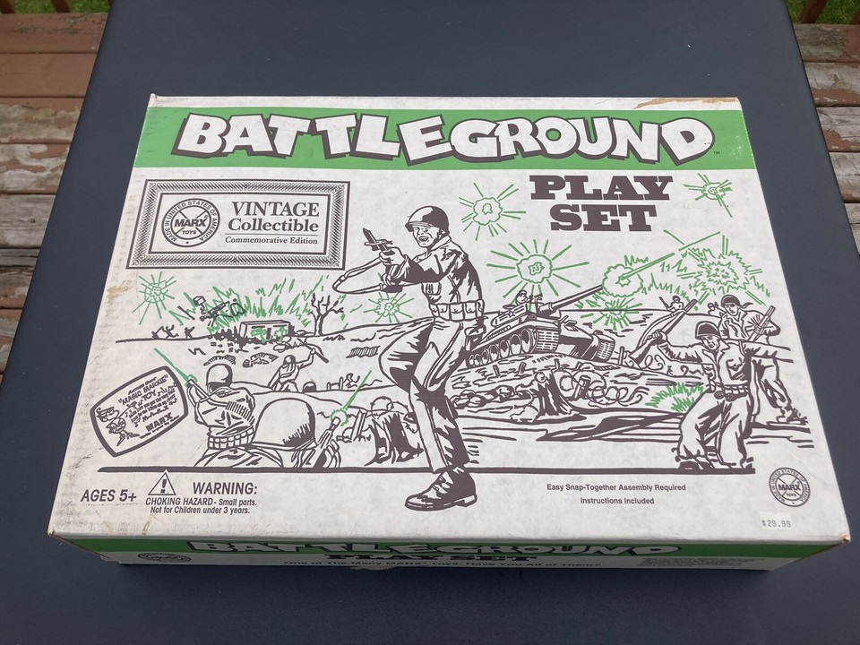 Marx Commerative BATTLEGROUND Playset 4113 W/ Original Box | eBay