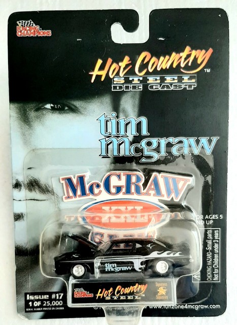 1998 Tim McGraw Racing Champions Hot Country Steel Diecast Car Issue ...