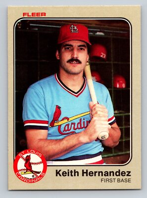 1983 Fleer Baseball #8 Keith Hernandez St. Louis Cardinals | eBay