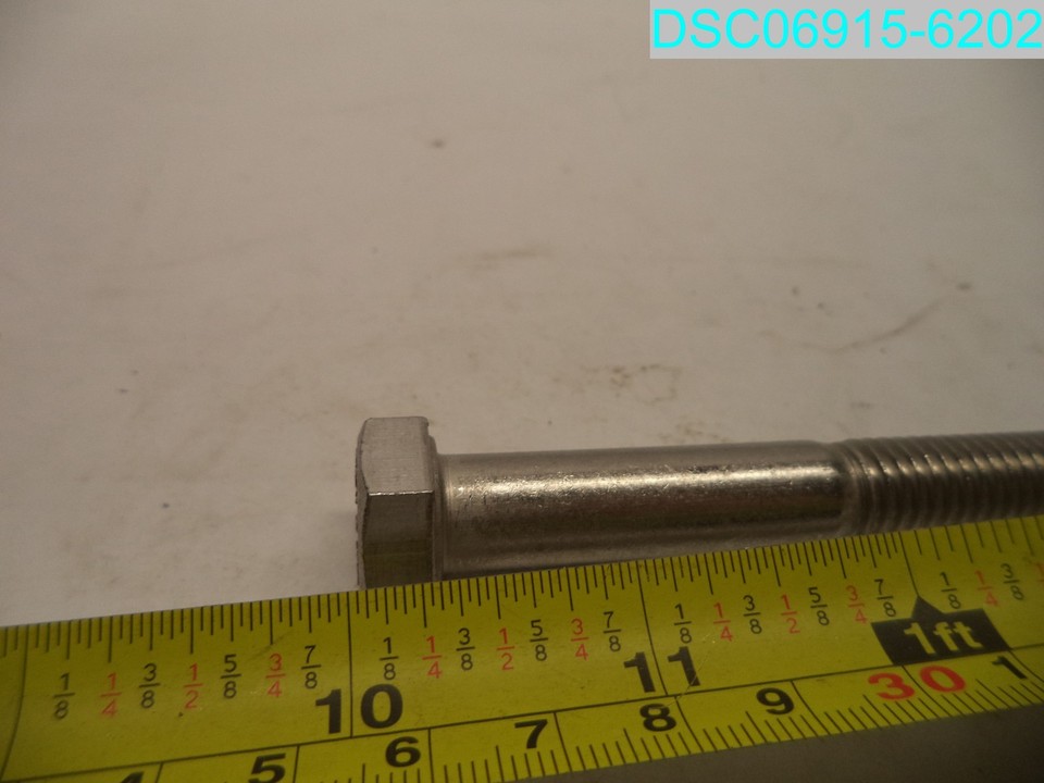 QTY=7: S31600 Hex Bolts 1/2"-13 x 3-1/8" Long Stainless Steel 316 | eBay