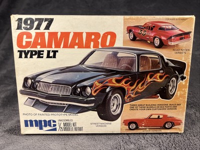 MPC 1977 Camaro Type LT 1/25 Scale Model Kit Open Box Missing Tires ...