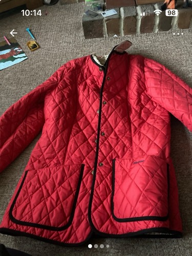 Barbour Paddock Women's Quilted Jacket-UK size 10 (us 6/ eu 38) -red | eBay
