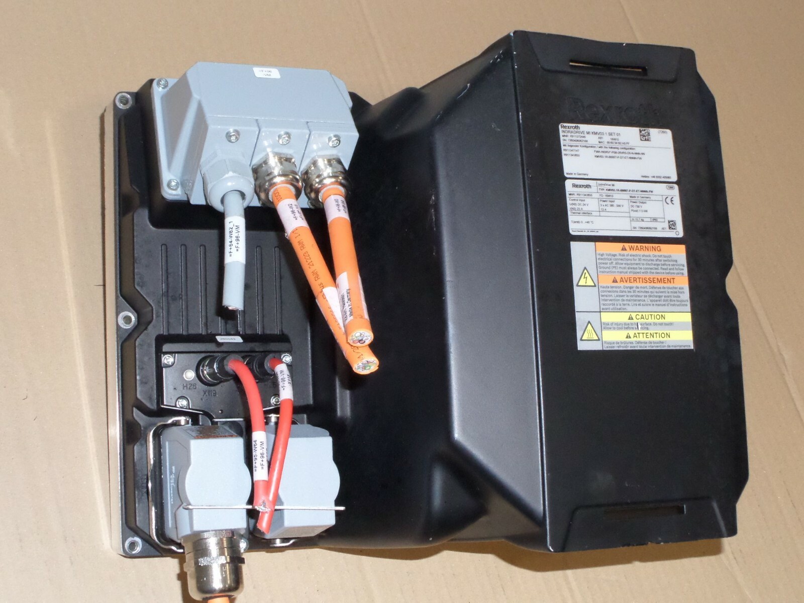 Rexroth IndraDrive Mi KMV03.1 SET 01 KMV03.1R B0007 P D7 ET NNNNN FW ...