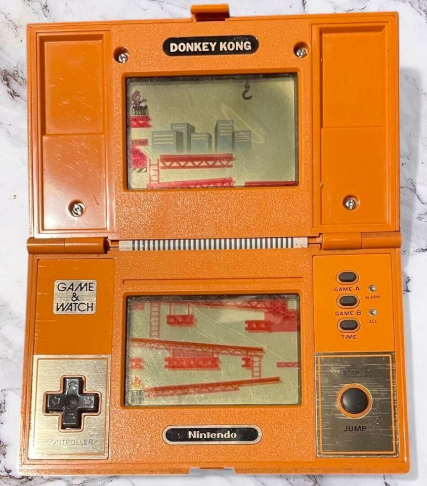 NINTENDO GAME AND & WATCH Parachute Octopus Donkey Kong Fire Popeye ...