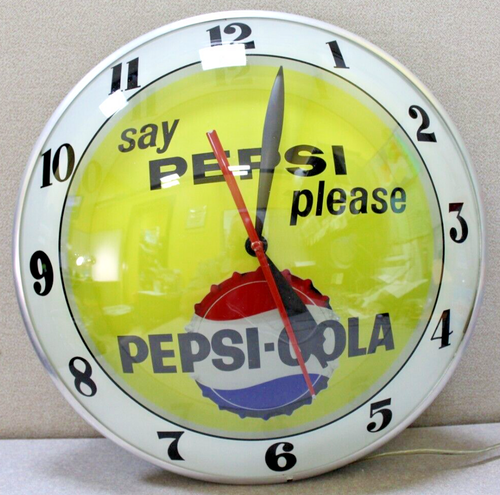 Vintage Late 50s Early 1960s Say Pepsi, Please!” Double Bubble Round ...