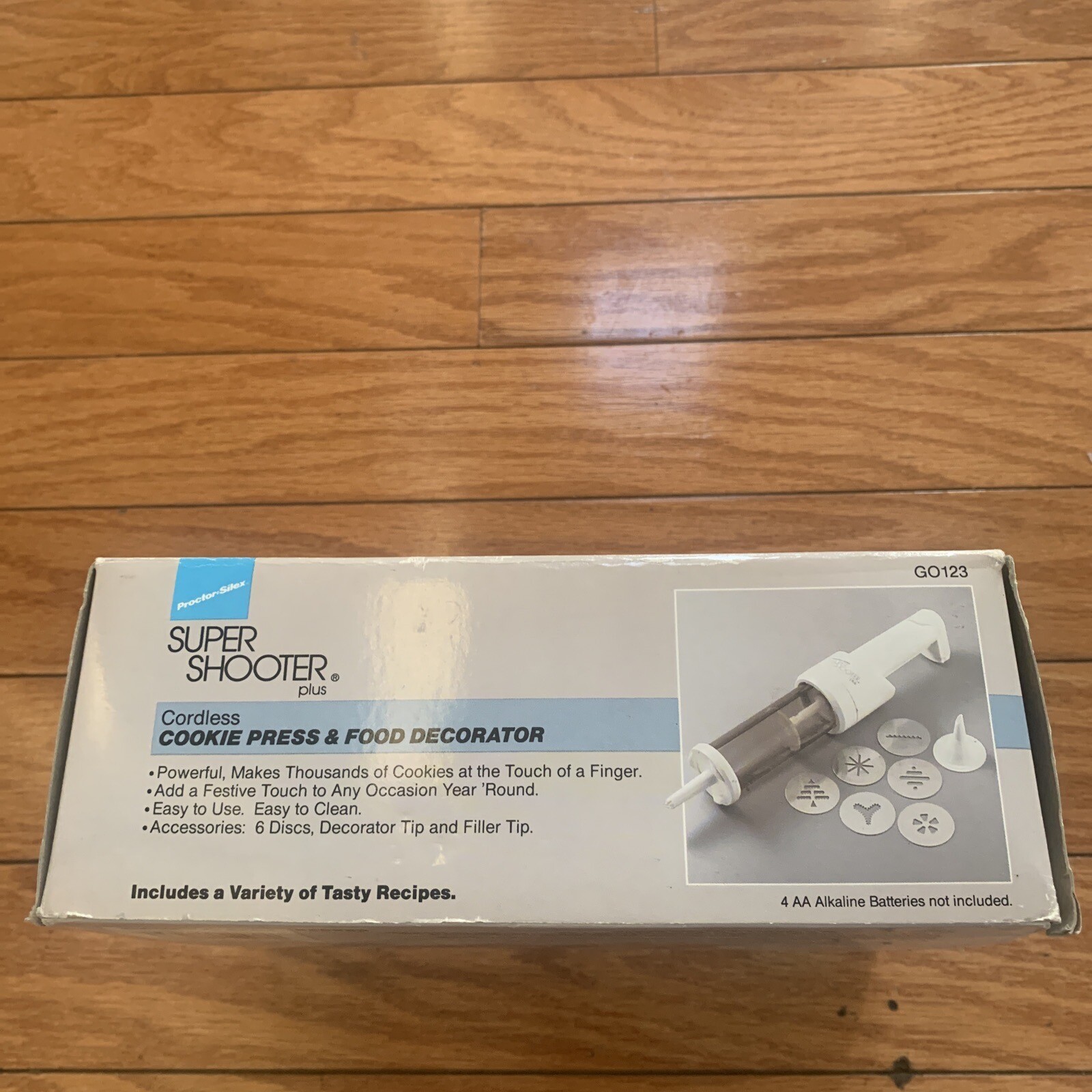 Proctor Silex Super Shooter Plus Cordless Cookie Press & Food Decorator ...