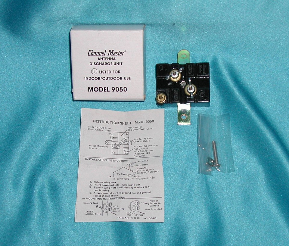 Channel Master Antenna Discharge Unit 9050 Outdoor 300Ω “New Other ...
