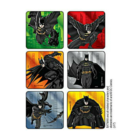 25 Batman Gotham Foil STICKERS Party Favors Supplies for Birthday Loot ...