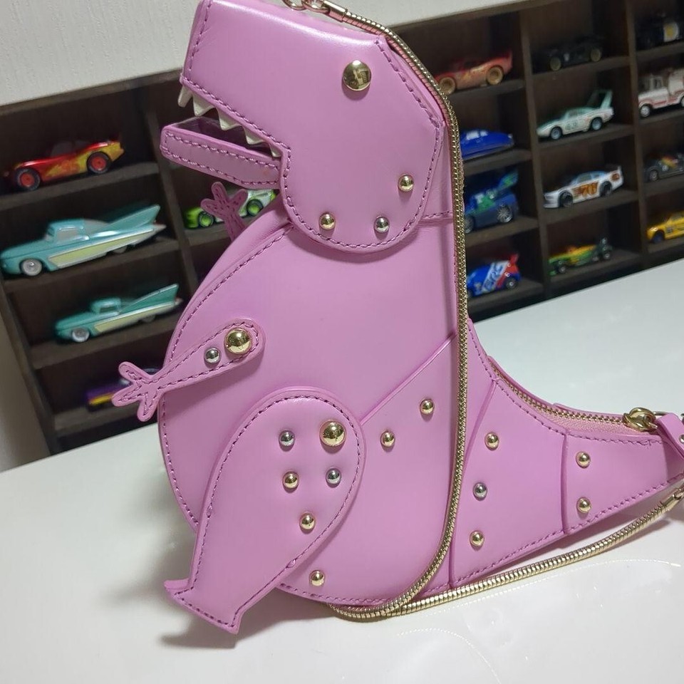 Kate Spade Novelty T-REX Crossbody Bag Dinosaur Pink super rare | eBay