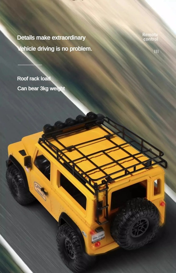 Land Rover Defender MN98 RC Car Crawler 1:12 Scale, 2.4G 4WD, Off-road ...