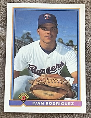 Ivan Rodriguez 1991 Bowman Rookie Card #272 | eBay