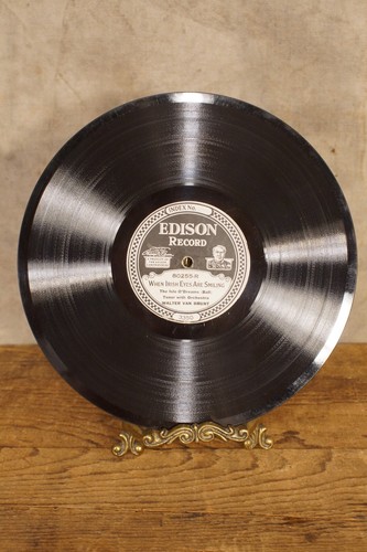 Edison Diamond Disc Record When Irish Eyes are Smiling & River Shannon ...