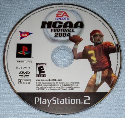 NCAA Football 2004 (Sony PlayStation 2, 2003) DISC ONLY 14633146400| eBay