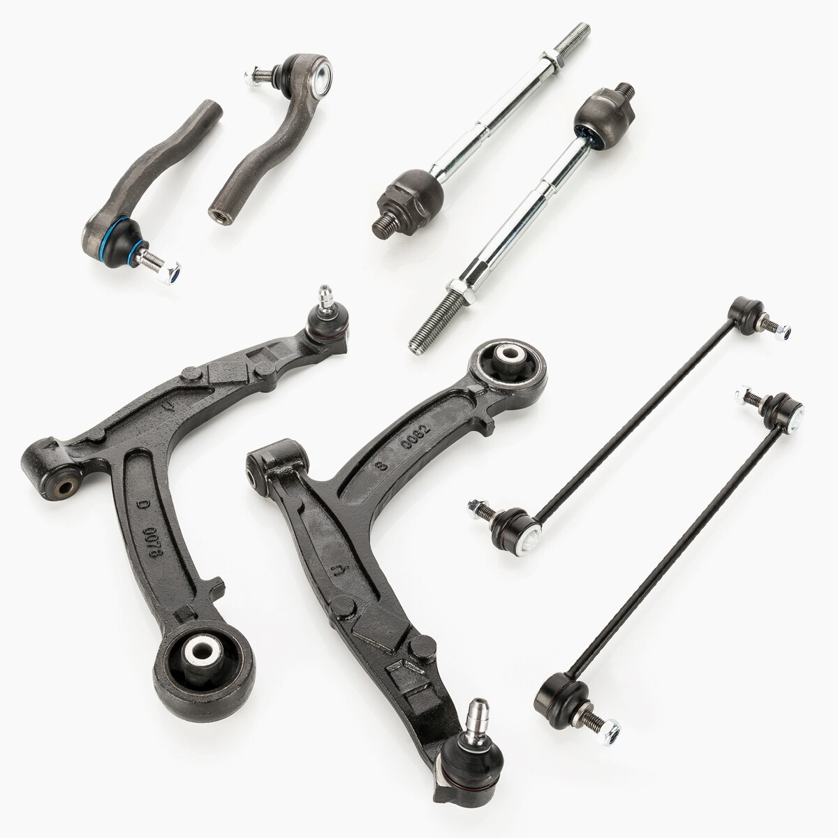 Control Arm Set Storage Wheel Suspension Complete Front for Fiat Panda ...