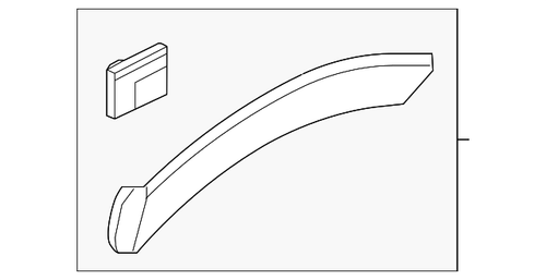 Genuine Kia Wheel Opening Molding 87742-P2000 | eBay