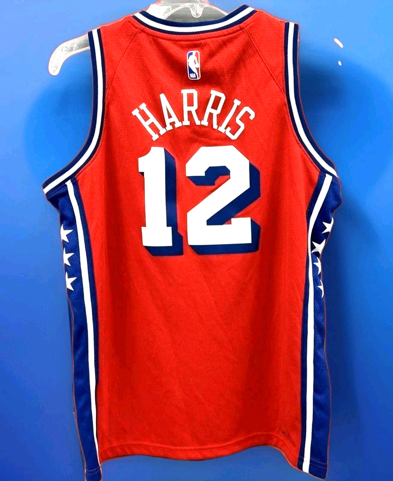 Nike Jordan NBA🏀'Philadelphia 76ers' 'Harris' #12 Jersey- Youth Size L ...