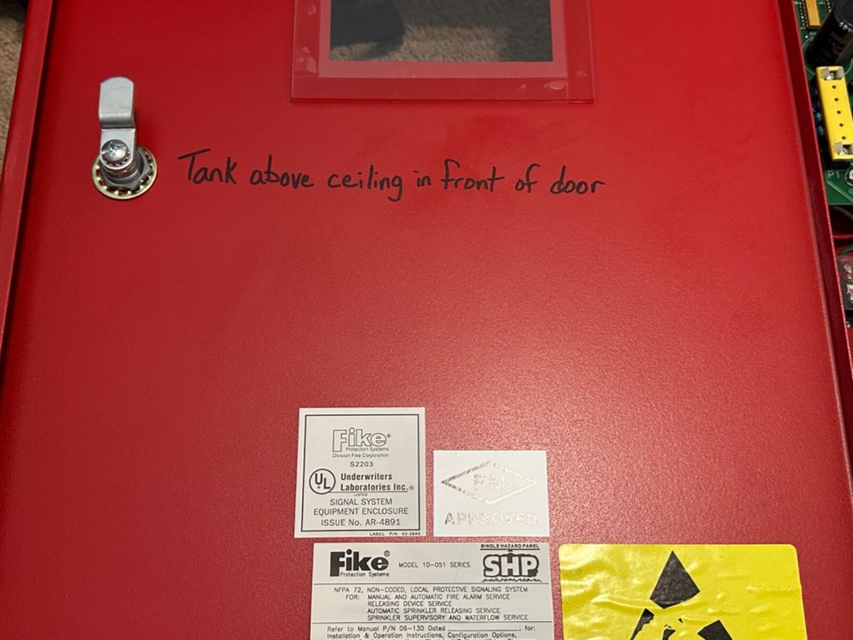 Fike 10-051 Fire Alarm Single Hazard Control Panel | eBay