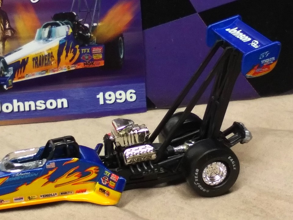 Vintage NHRA Blaine Johnson Travers Tool Co. 1996 Top Fuel Dragster 1: ...