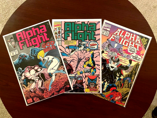 Alpha Flight #64 #88 & #112 (Marvel Comics 1988-1992) Jim Lee 1st China ...